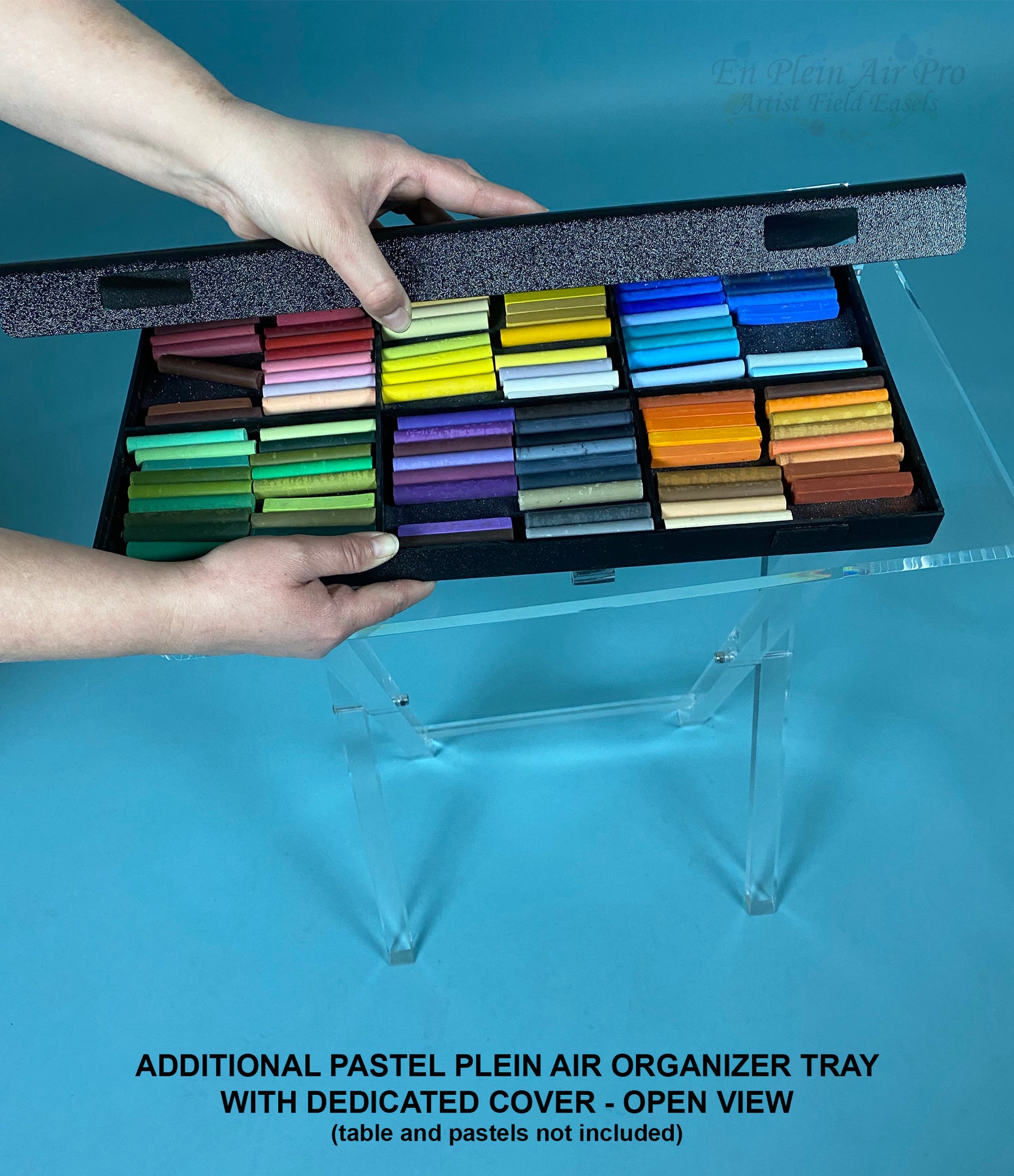 Additional Pastel Organizer Tray with Dedicated Cover – En Plein Air Pro
